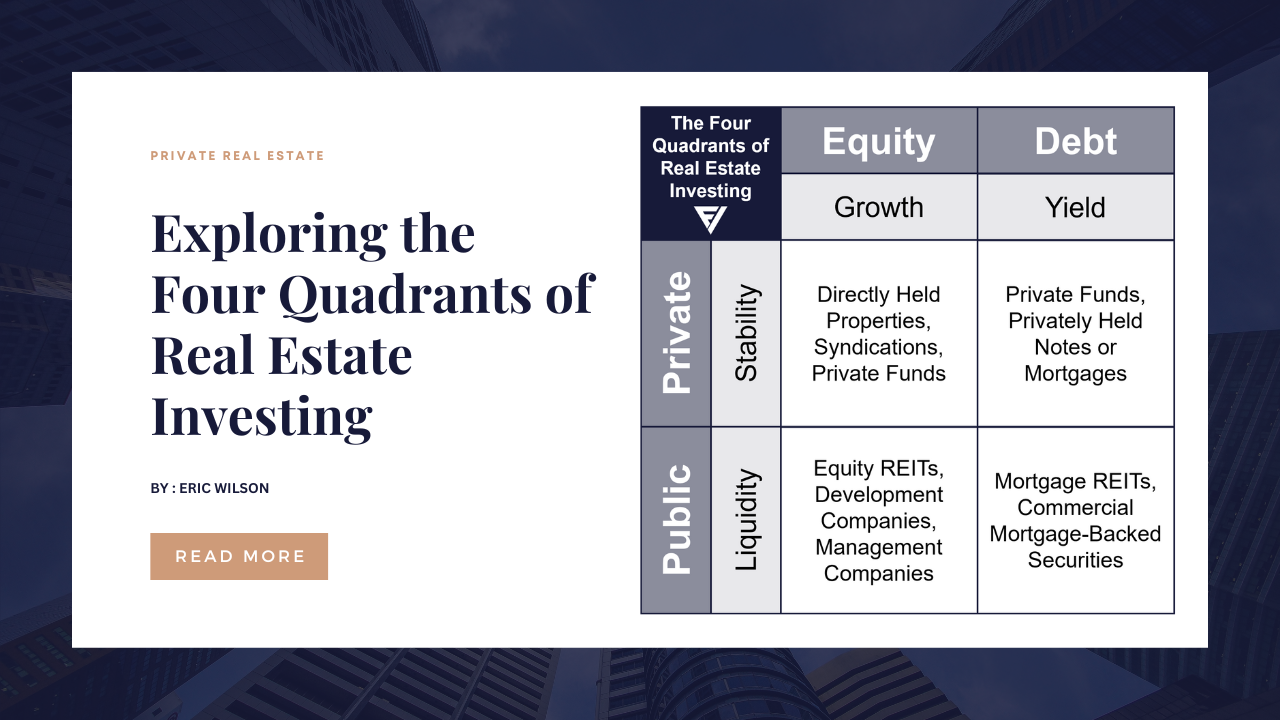Exploring the Four Quadrants of Real Estate Investing